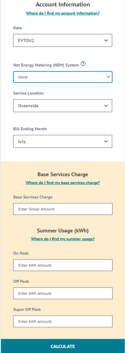 Bill Comparison Calculator | Clean Energy Alliance